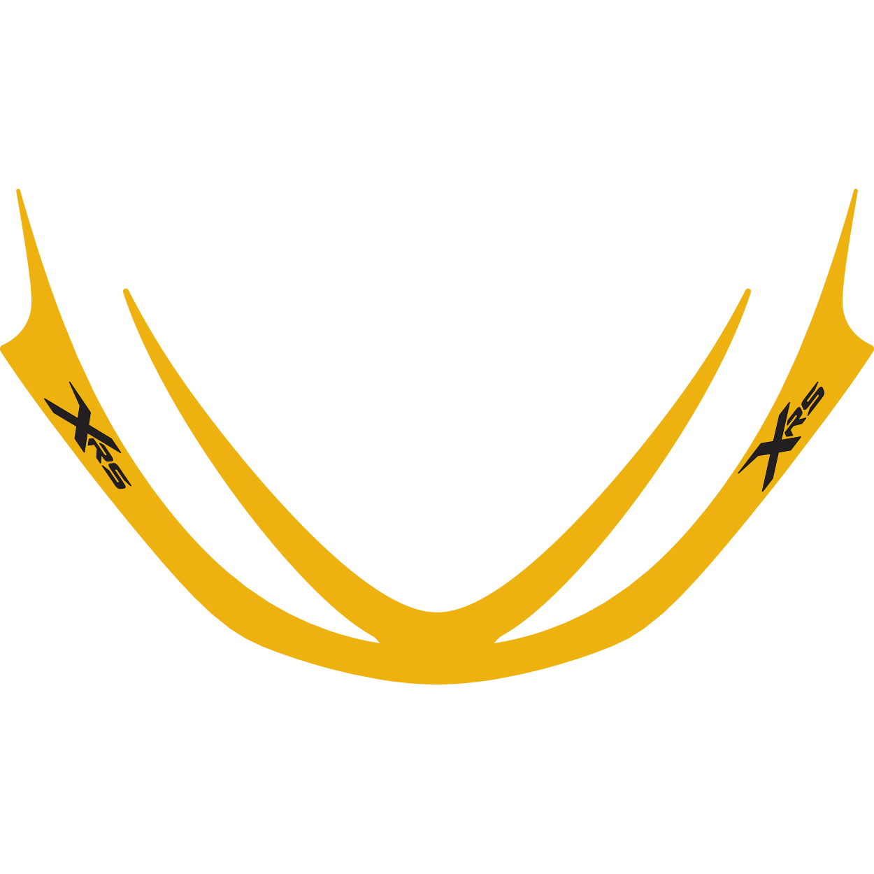 XRS YOUTH VISOR DECAL